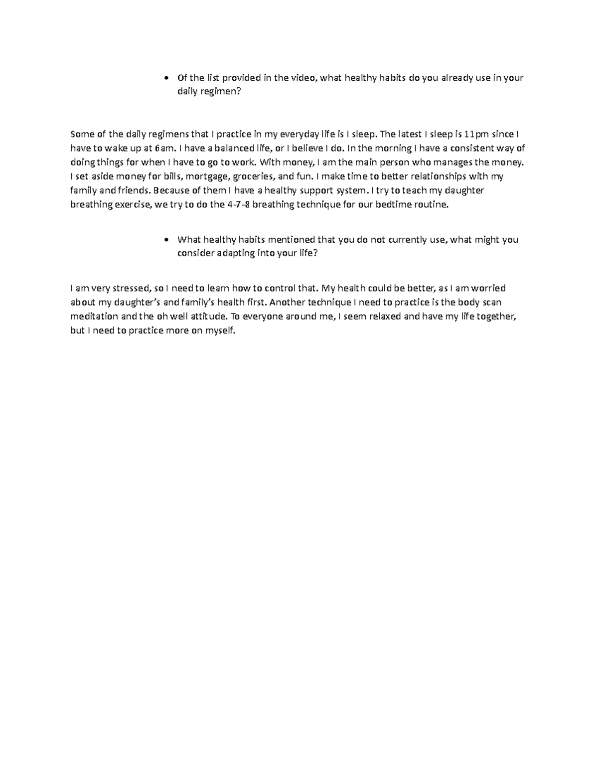 NR103: Week 1 Mindfulness Reflection Paper Template in APA 7th Ed ...