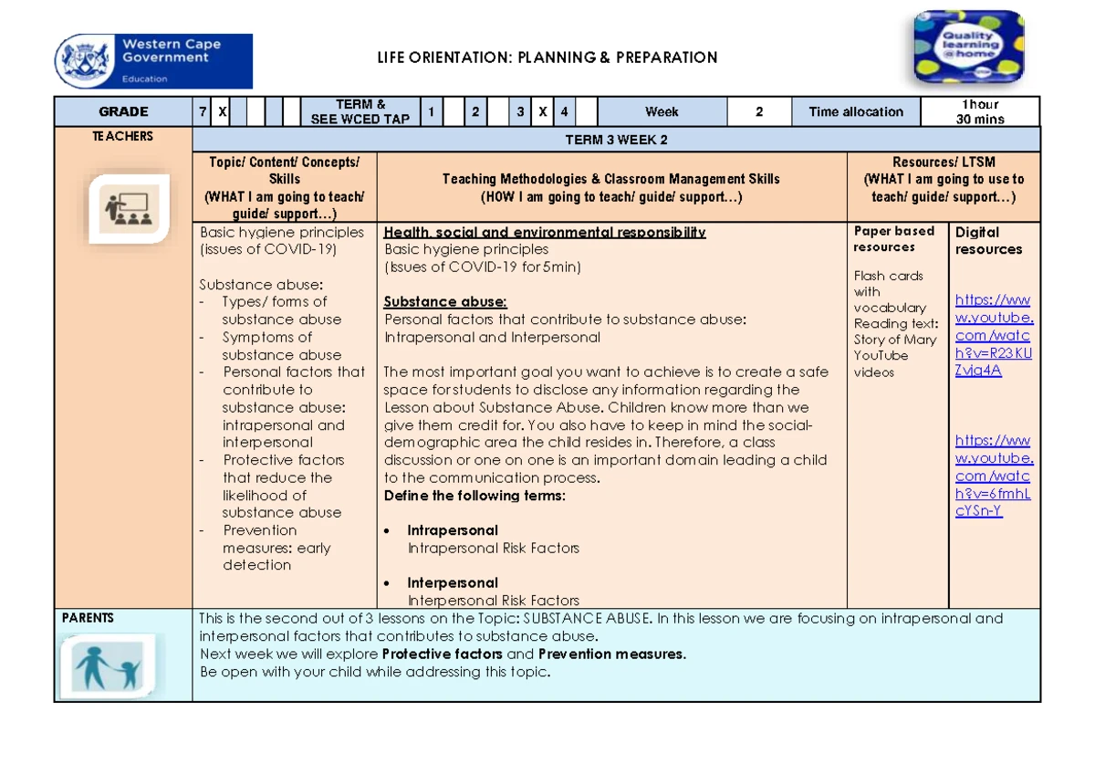 Teacher Choices in Action Student User Guide v4 - Student User Guide ...