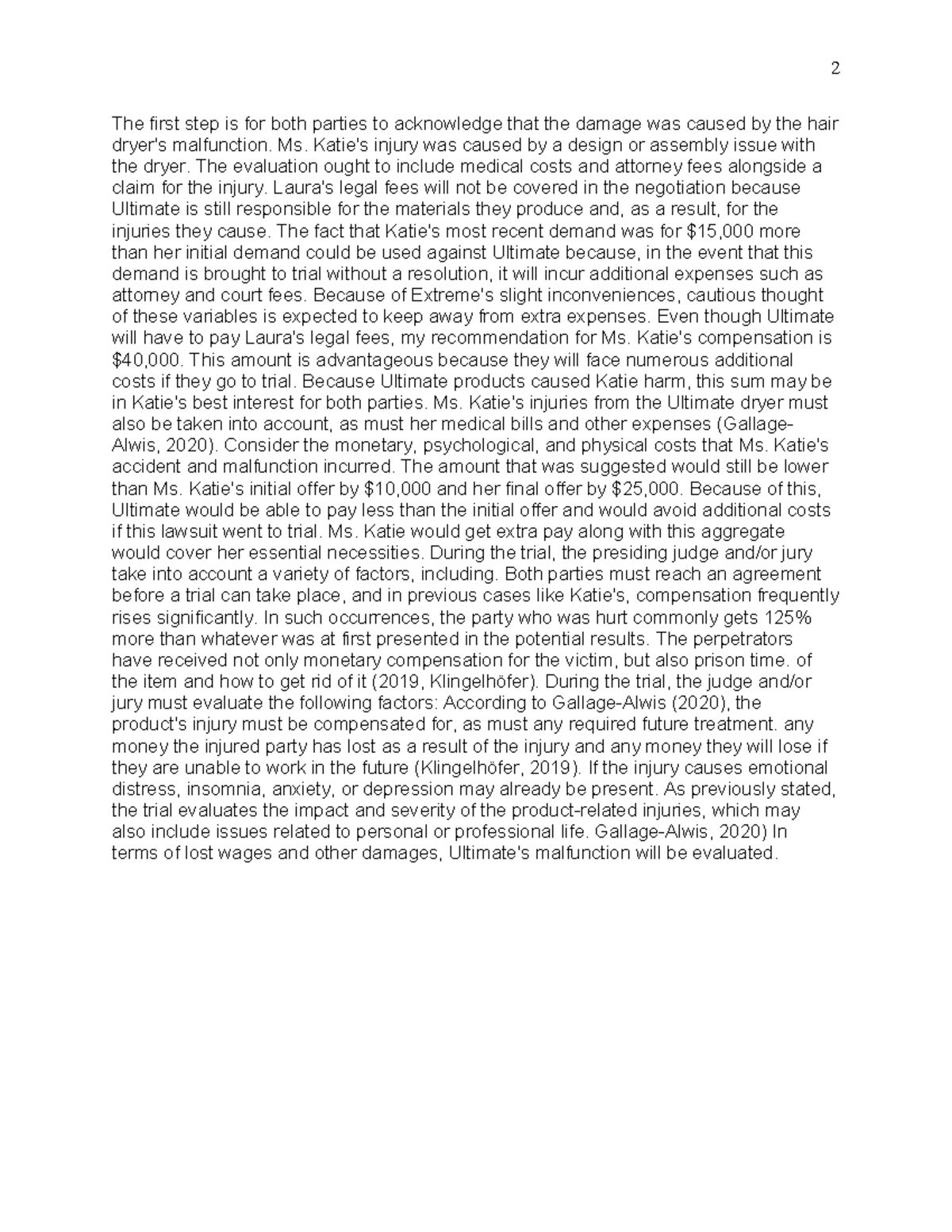 Analysis of Liability and Compensation in Product Malfunction Cases ...