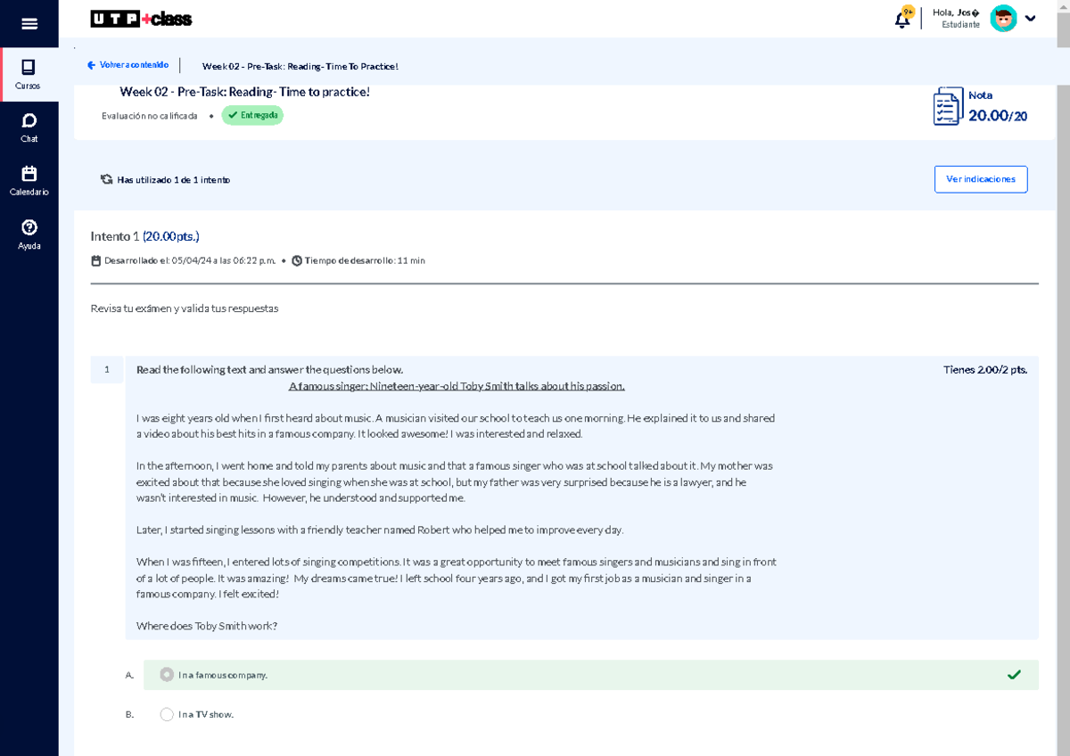 Week 02 - Pre-Task Reading Practice for Exam Preparation - Studocu