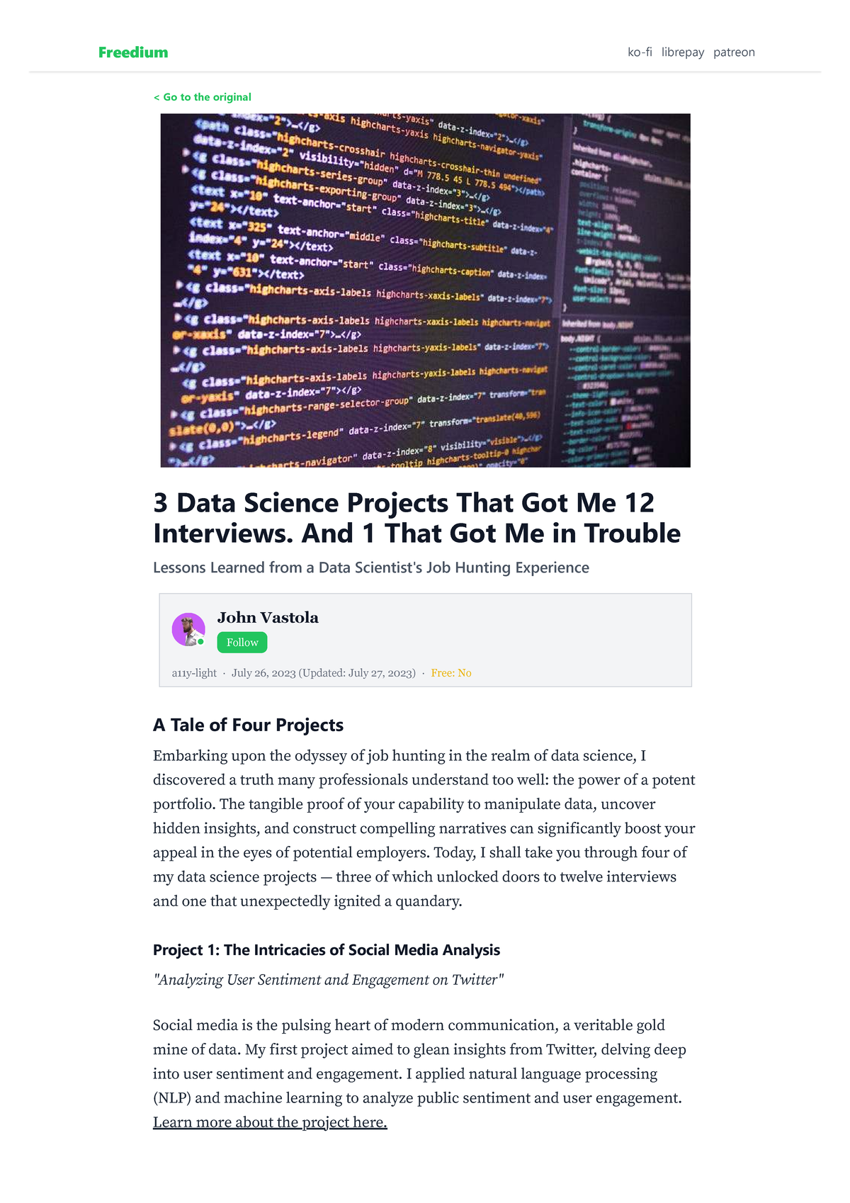 Data Science Projects: Insights from Job Hunting Experience (DS 101) - Studocu