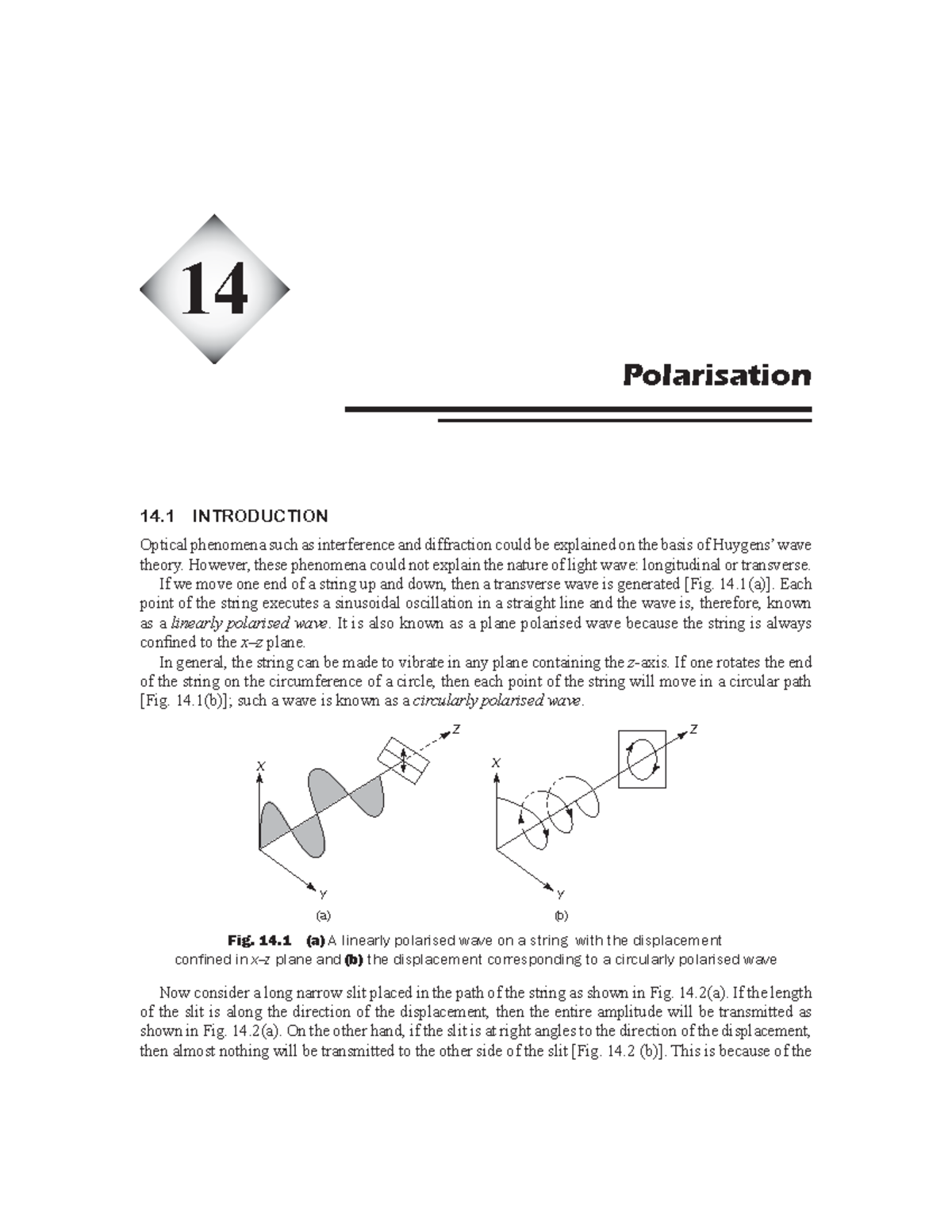 Unit-III: Polarization of Light in Engineering Physics - Studocu