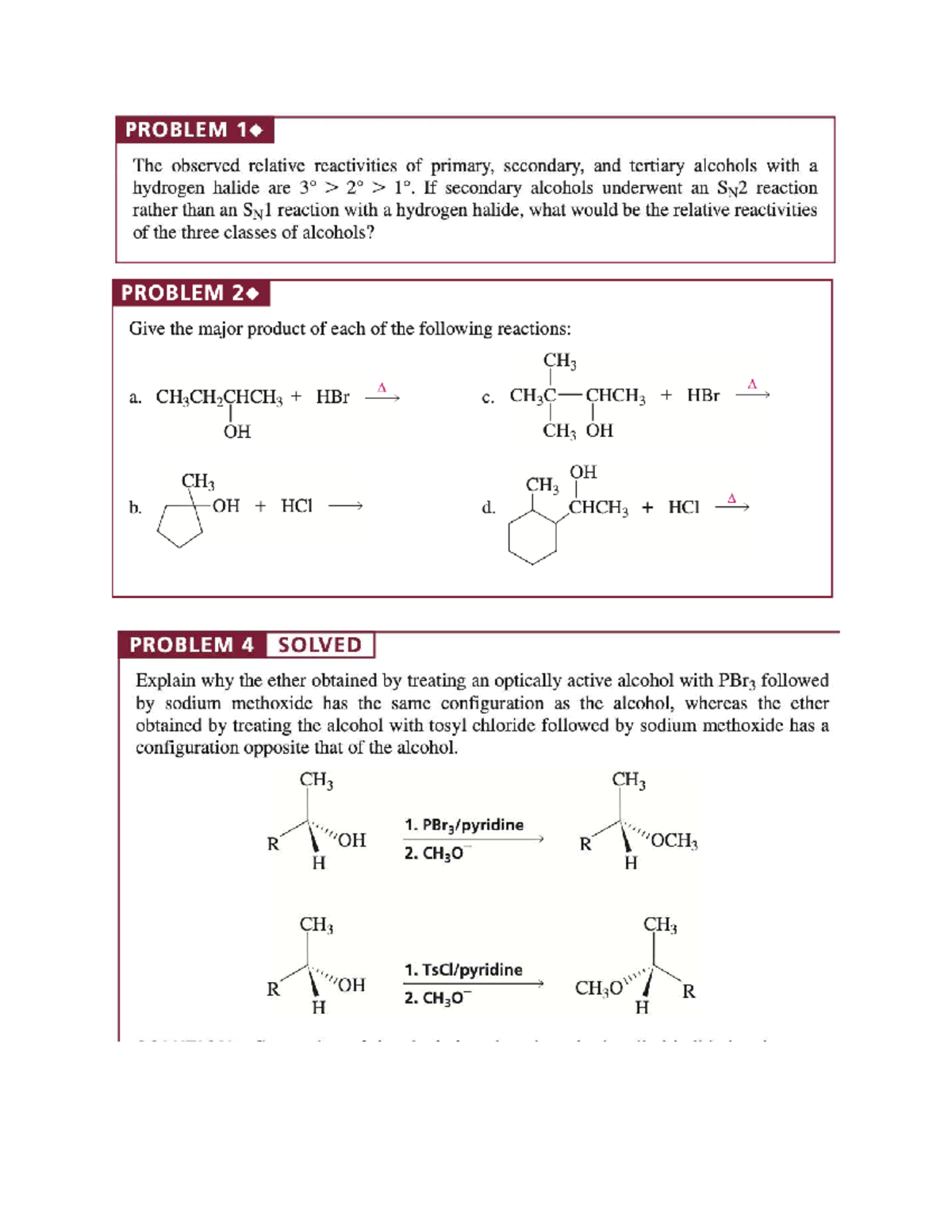 Alcohols, Ethers, and Epoxides: Reactions and Mechanisms (CHEM 101 ...