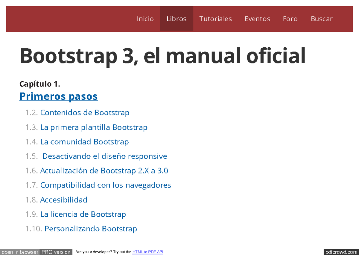 Bootstrap 3: Manual Oficial - Capítulo 4 - Elementos CSS - Studocu