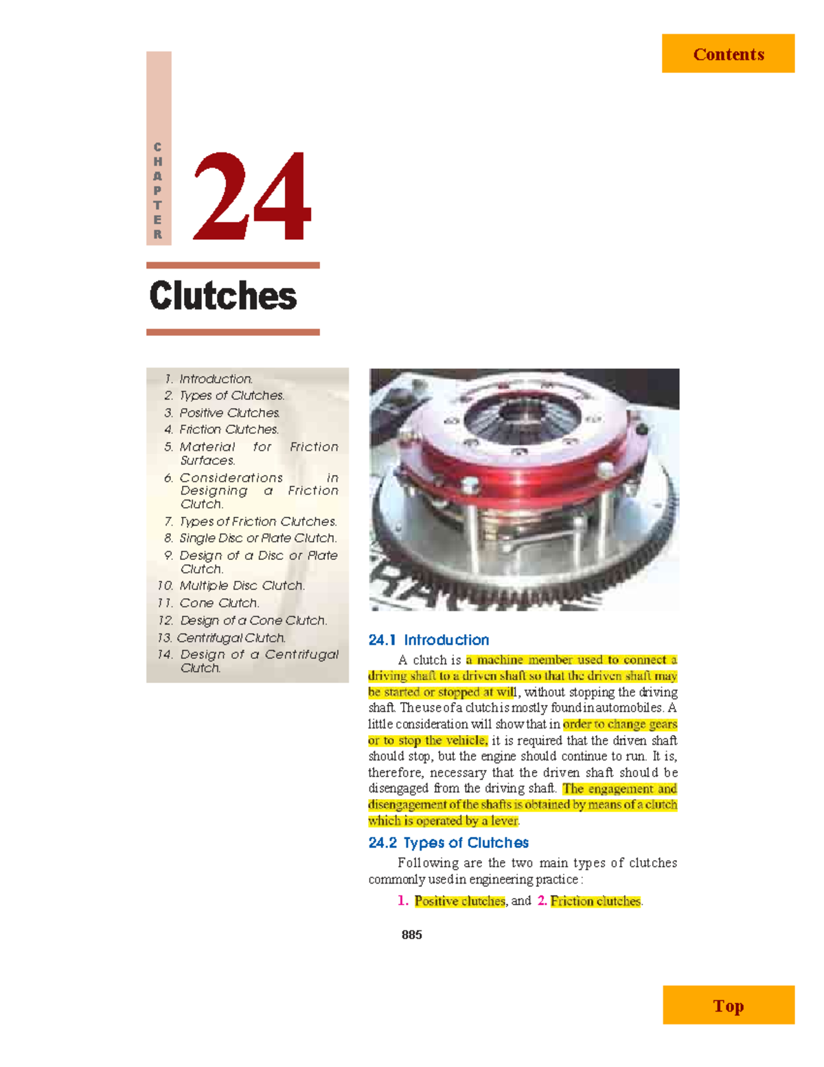 Clutches 885: Comprehensive Guide to Types and Design in Mechanical ...