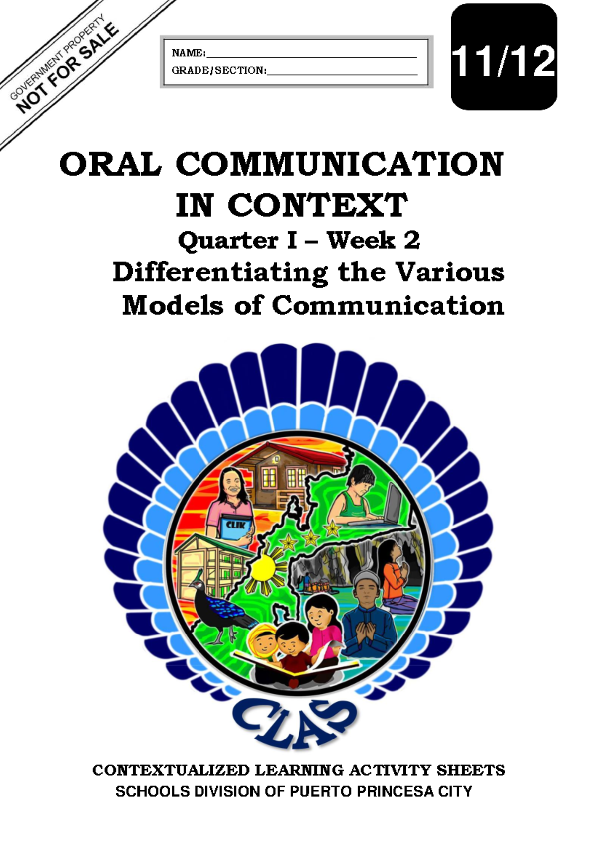 Oral Communication in Context Q1 W2: Differentiating Communication ...