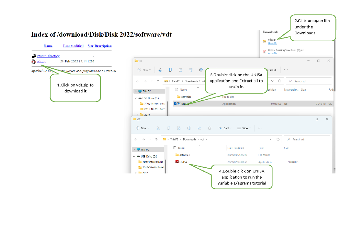 Using the variable diagrams tutorial - COS1511 - 3-click on the UNISA ...
