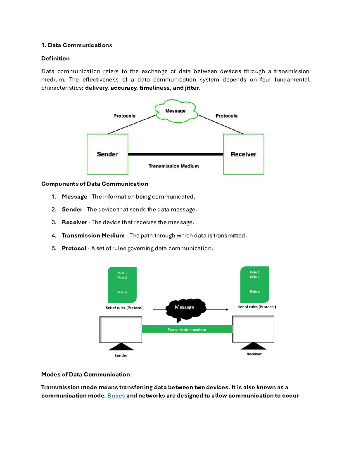 Data communication and networking Unit1 - 1. Data Communications ...