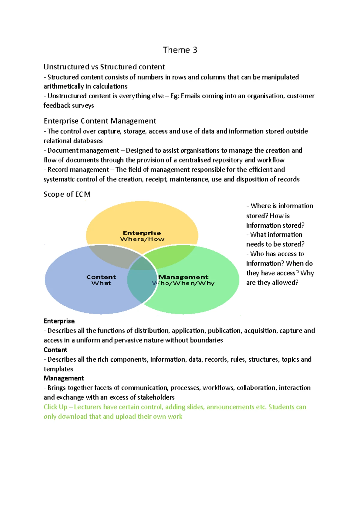 INL 310 Theme 6: Understanding ISO History and Process Management - Studocu