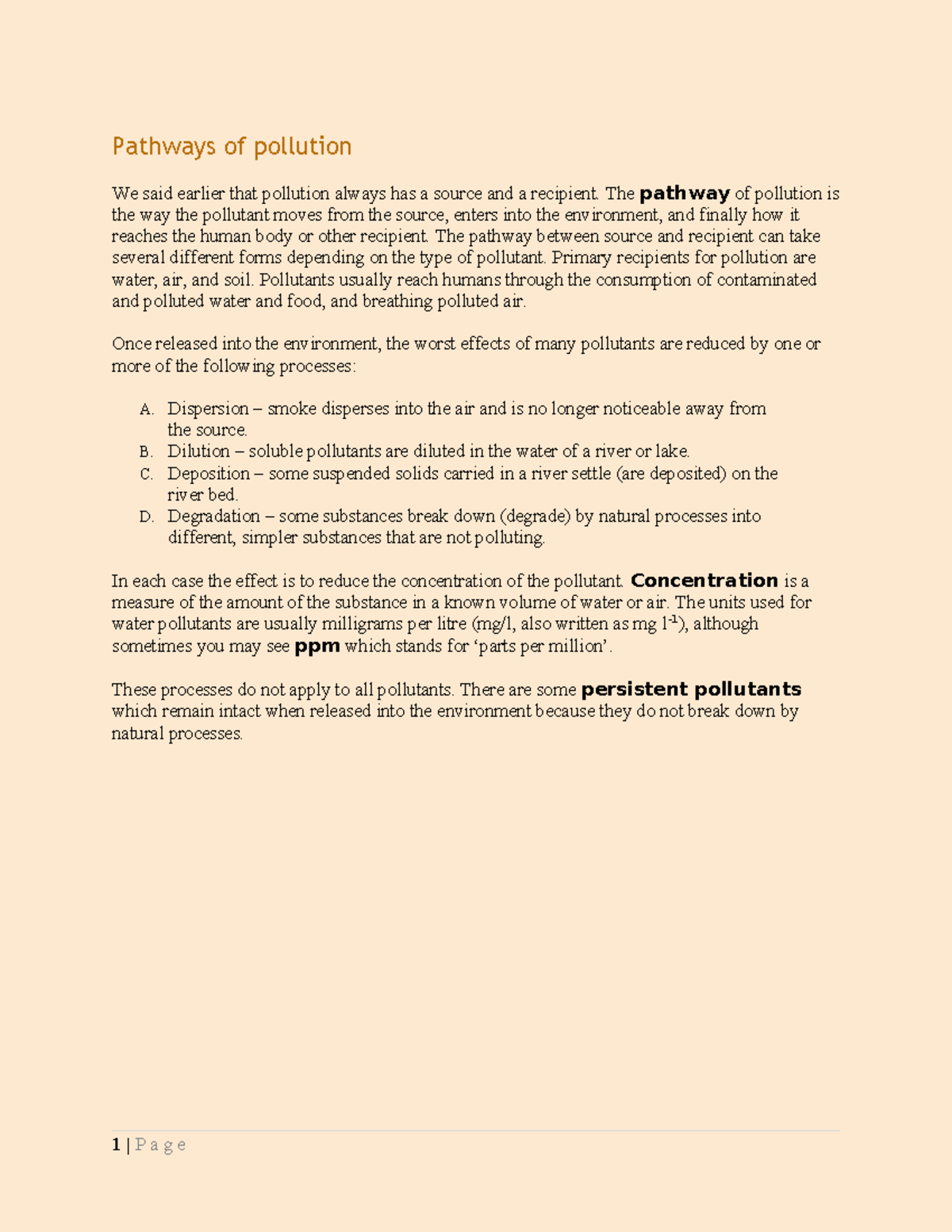 Pollution Pathways: Understanding Sources and Effects in Environment ...