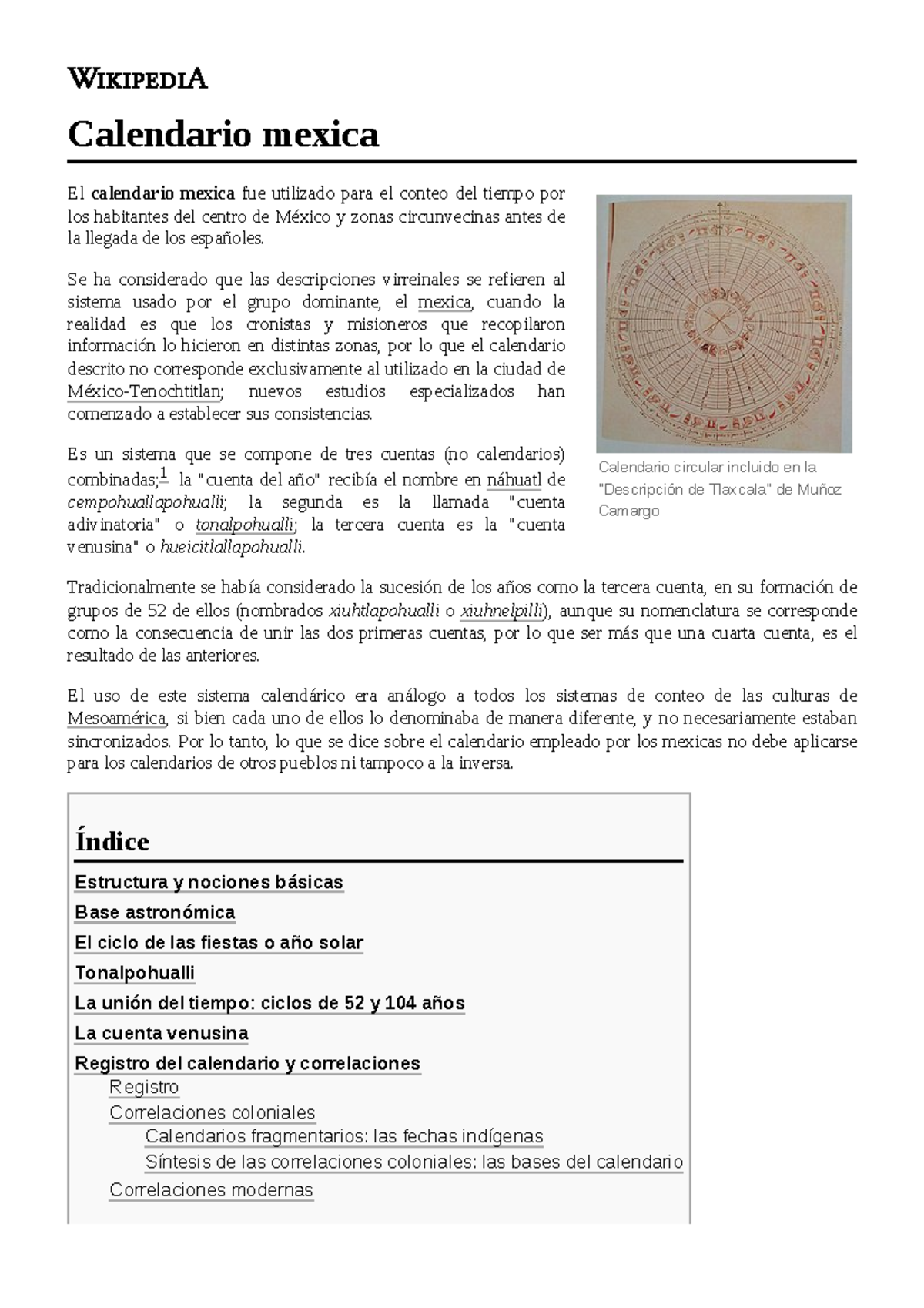 Calendario Mexica: Estructura, Funciones y Aspectos Culturales - Studocu