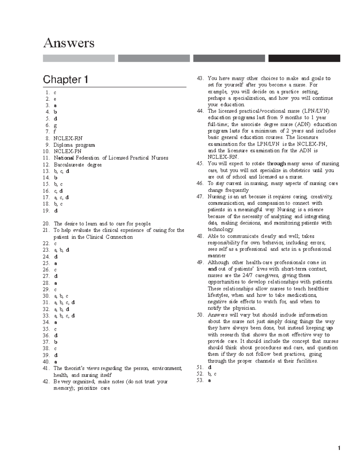 Fundamentals Study Guide with Answer Key for Nursing Students - Studocu