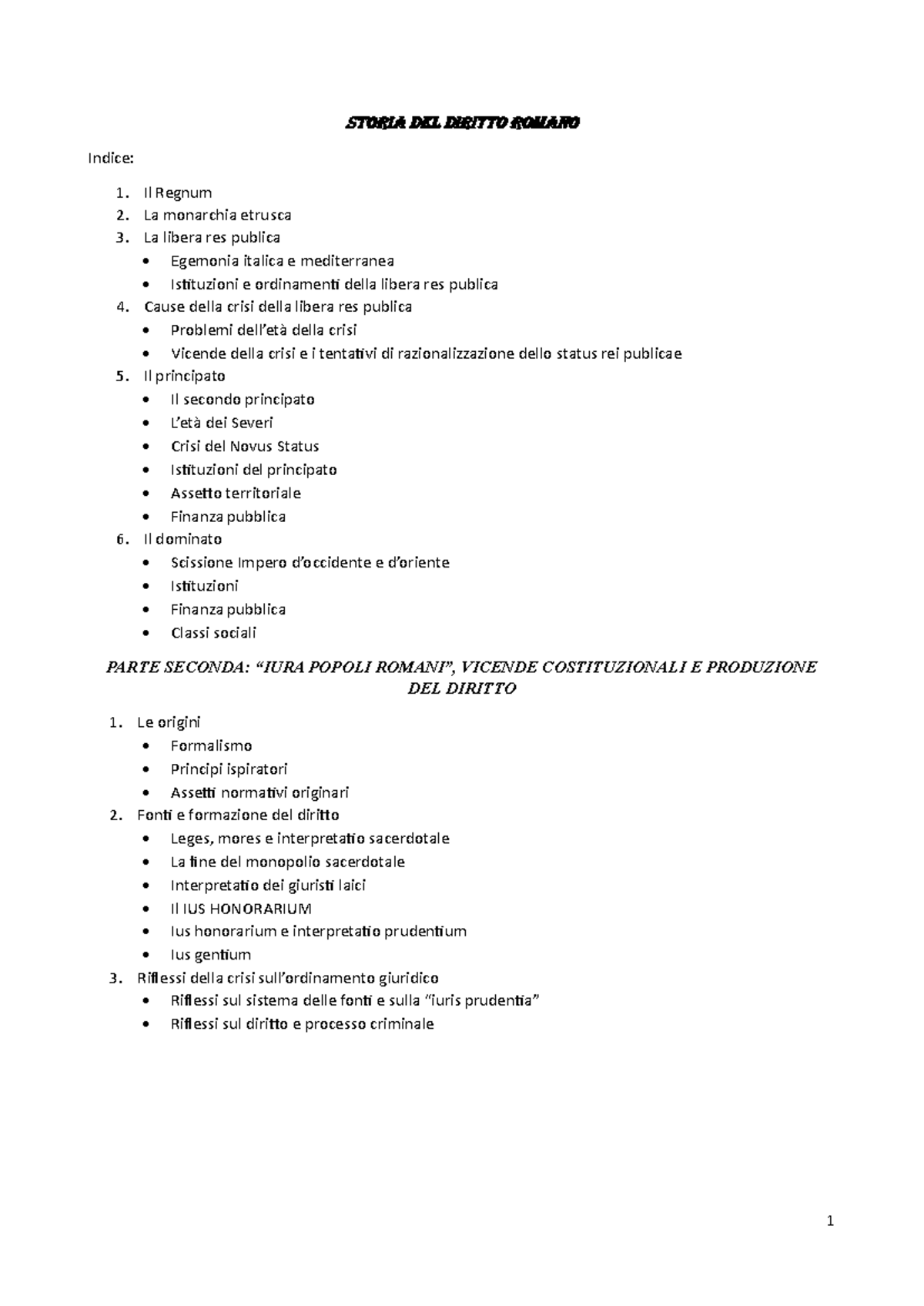 STORIA DEL DIRITTO ROMANO: Dalla Monarchia al Principato (STORIA 101 ...