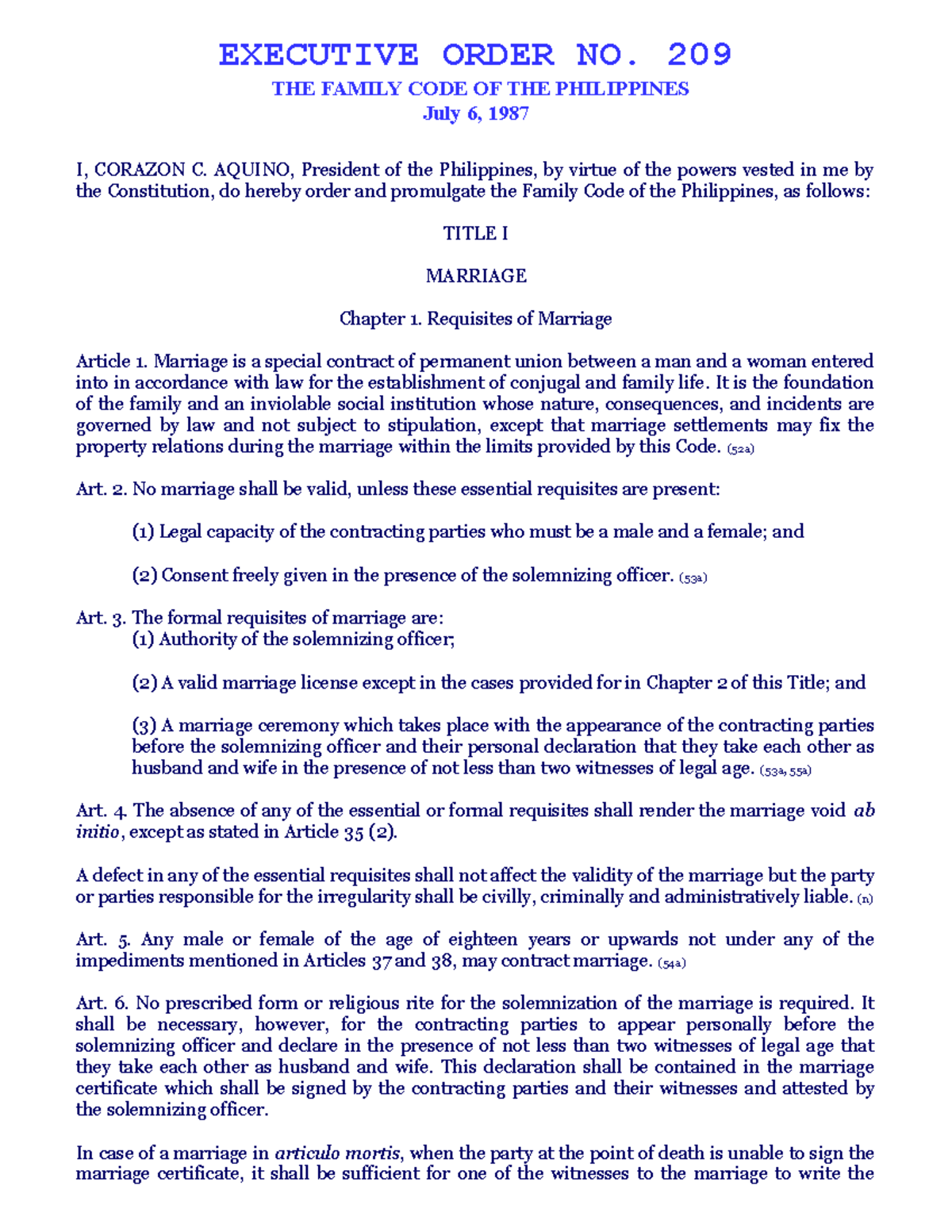 Family Code Notes: Key Features and Provisions Explained - Studocu