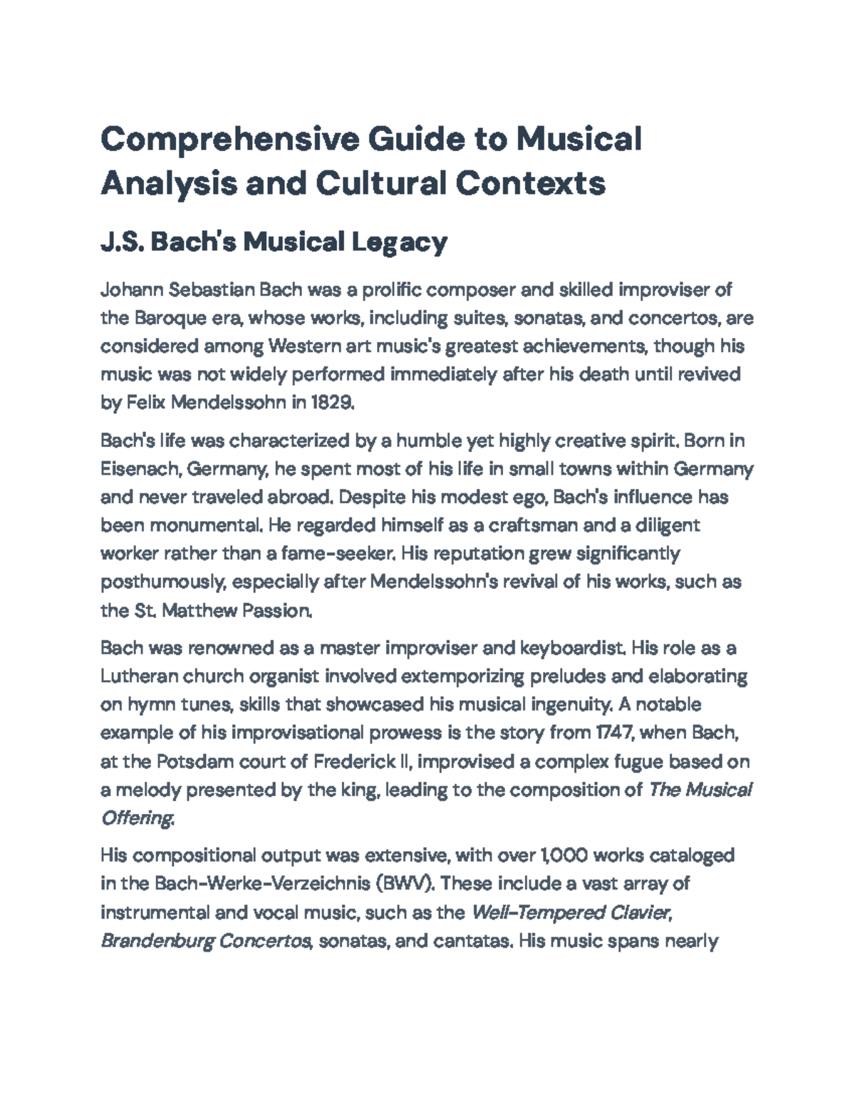 Comprehensive Analysis of Musical Elements Across Cultures and Time ...