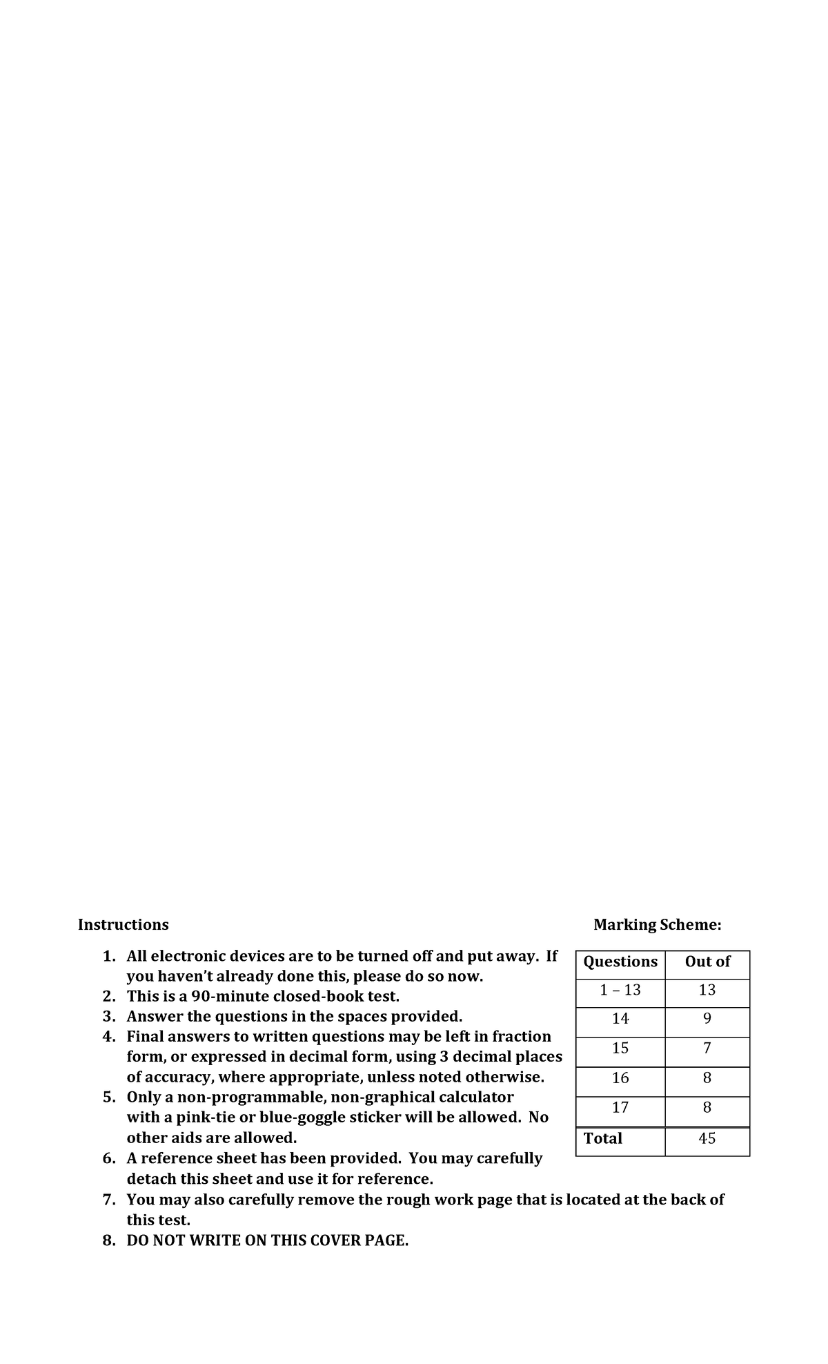 Term Test #2 Questions - STAT 101 Quiz - Studocu