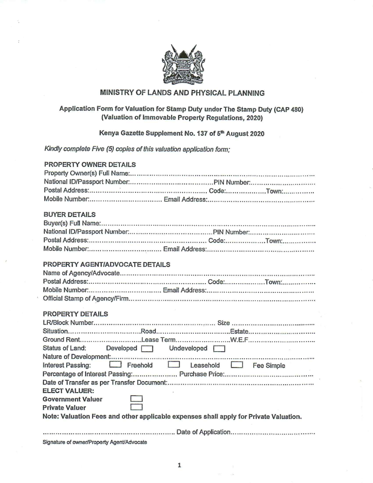 Valuation Form Study Notes 2022 - Studocu
