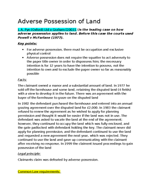[Solved] What is s27 LRA 2002 - Land Law (233CLS) - Studocu
