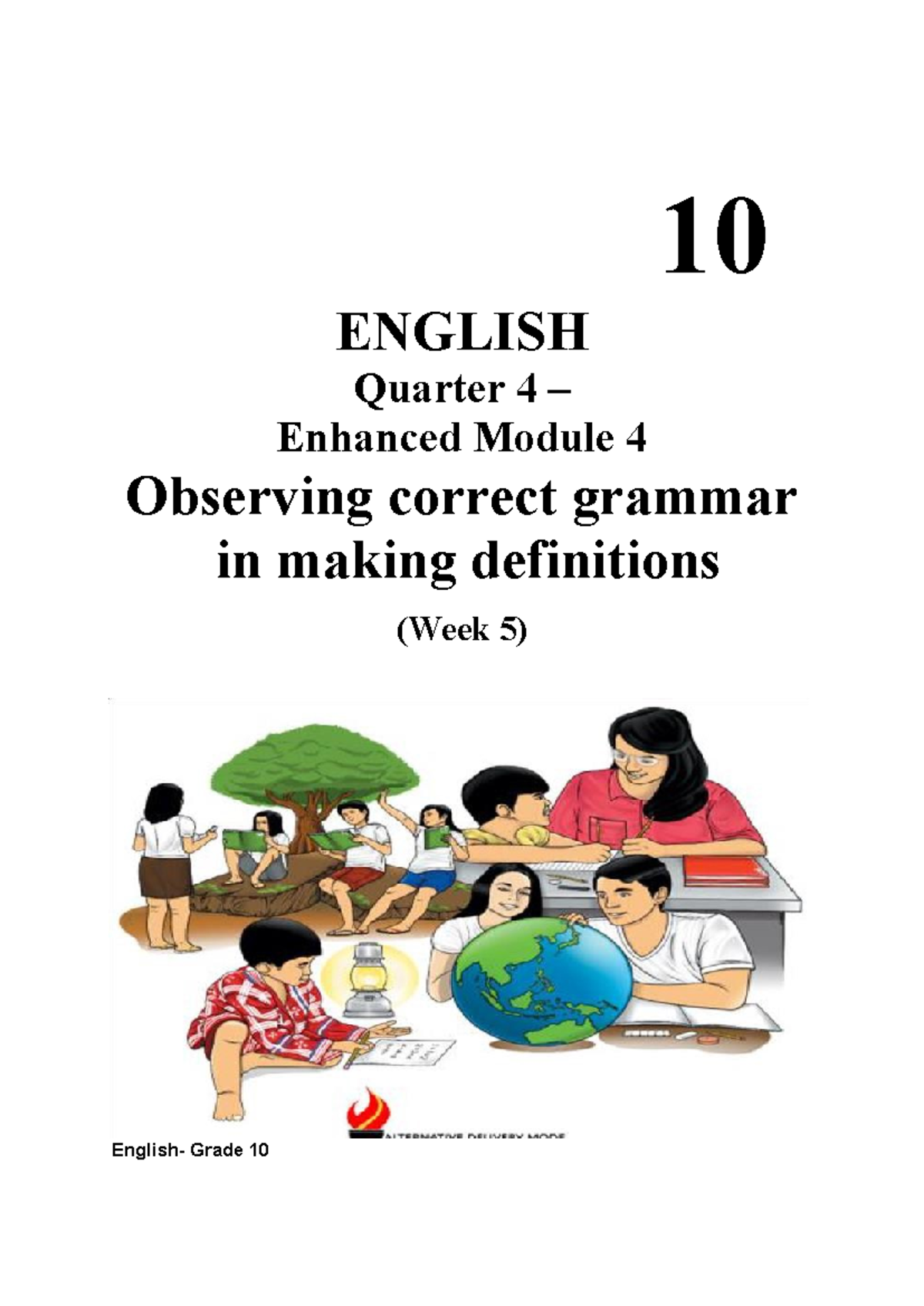 Q4-module 4 - English 10 Fourth Quarter Topic - 10 ENGLISH Quarter 4 ...