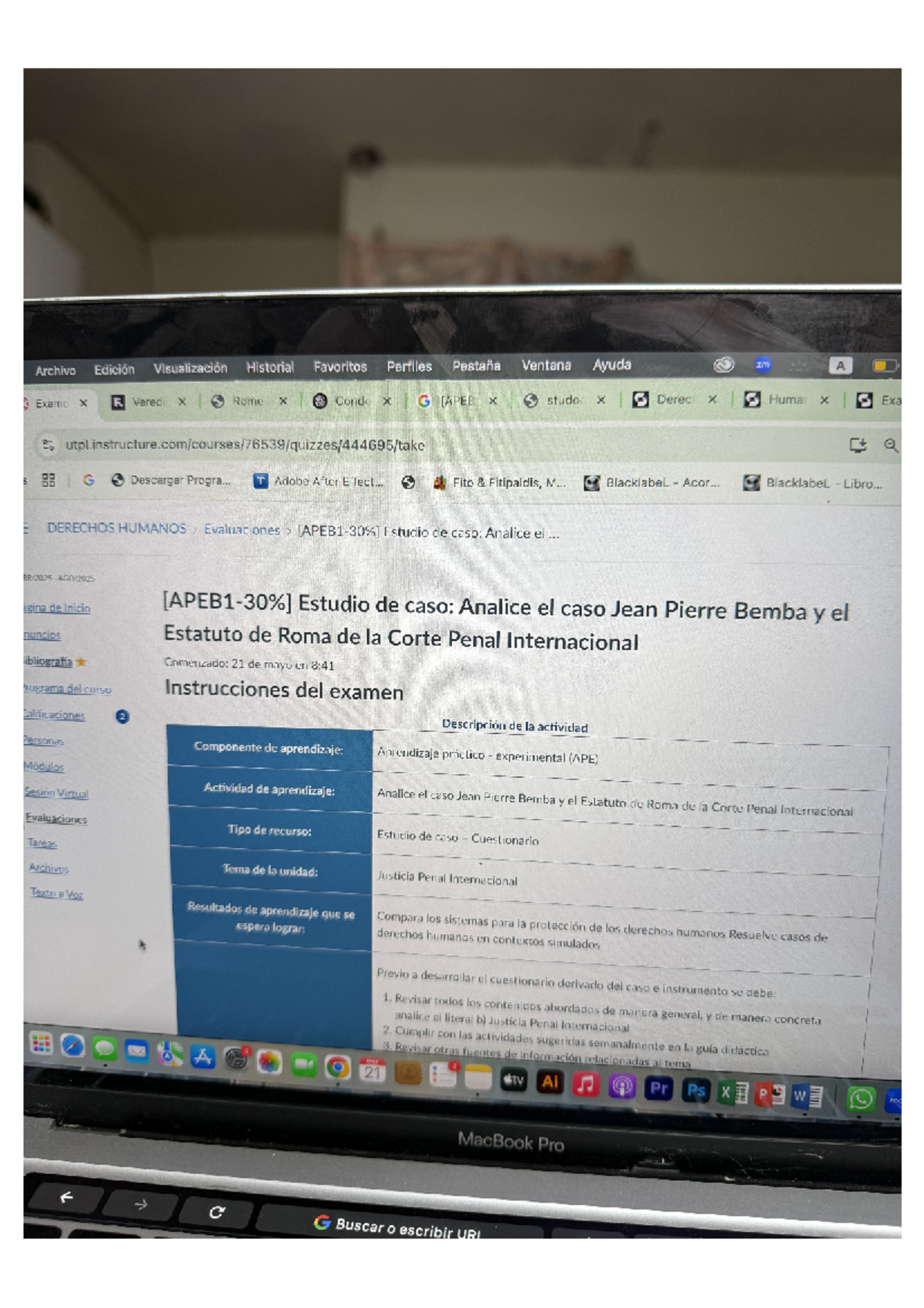 Estudio de Caso APEB1: Análisis del Caso Jean Pierre Bemba y el Estatuto de Roma - Studocu