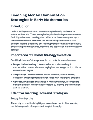 [Solved] Example of breakdown method in mathematical - BEd Foundation ...
