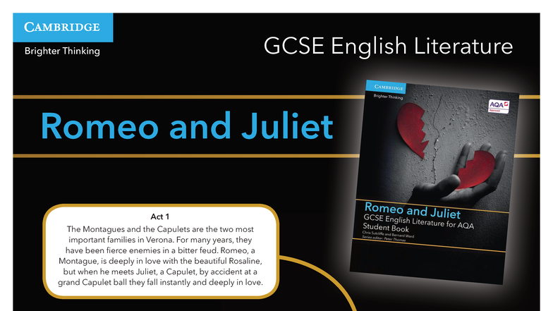 GCSE English Literature: Romeo and Juliet Plot Summary Analysis - Studocu