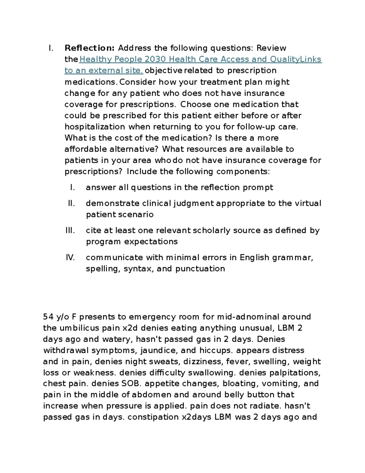Reflection #5: Patient Care Access & Affordability in Rx Management ...