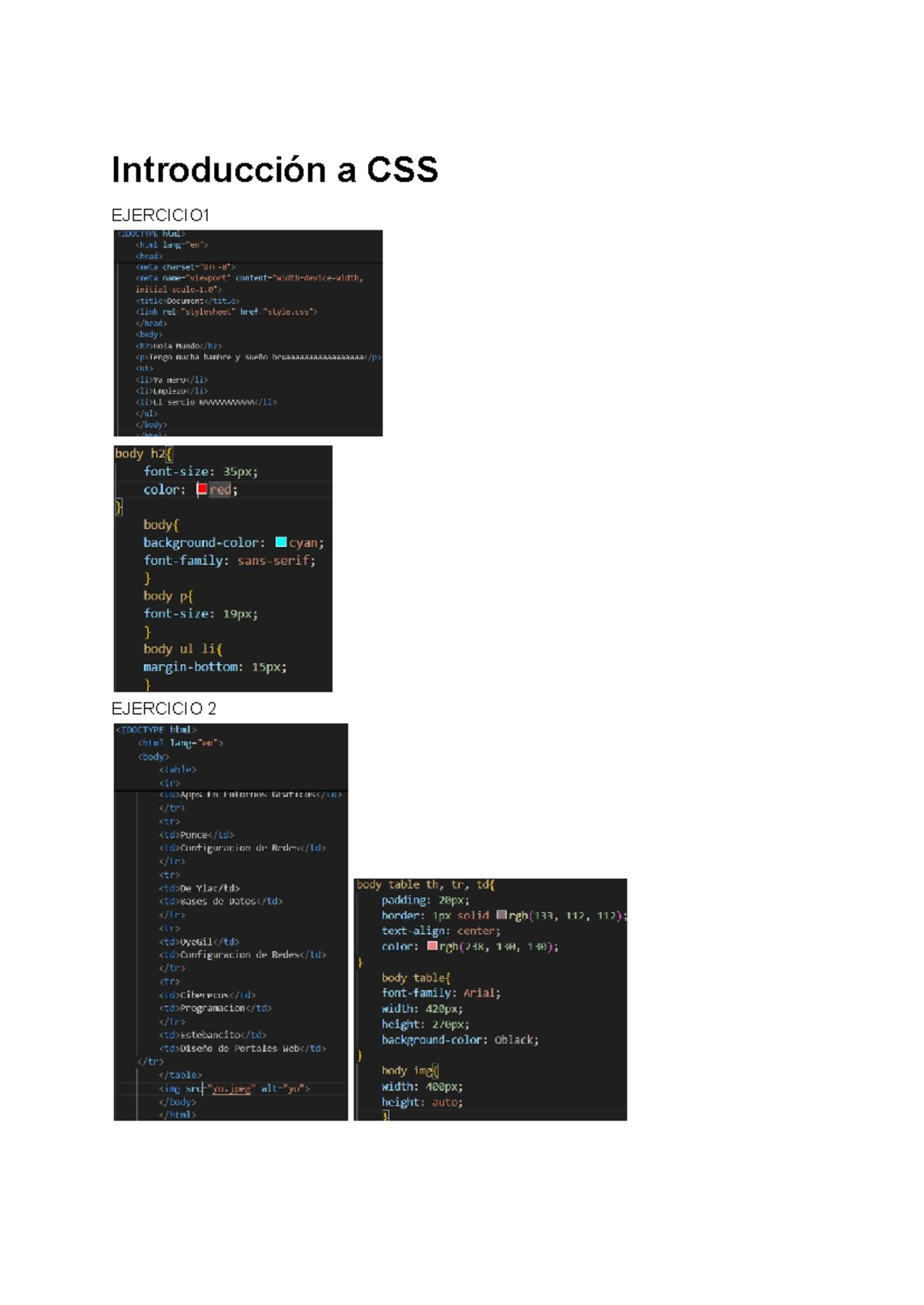 Introducción a CSS - CSS APUNTE - Tecnología de información y comunicación - Introducción a CSS ...