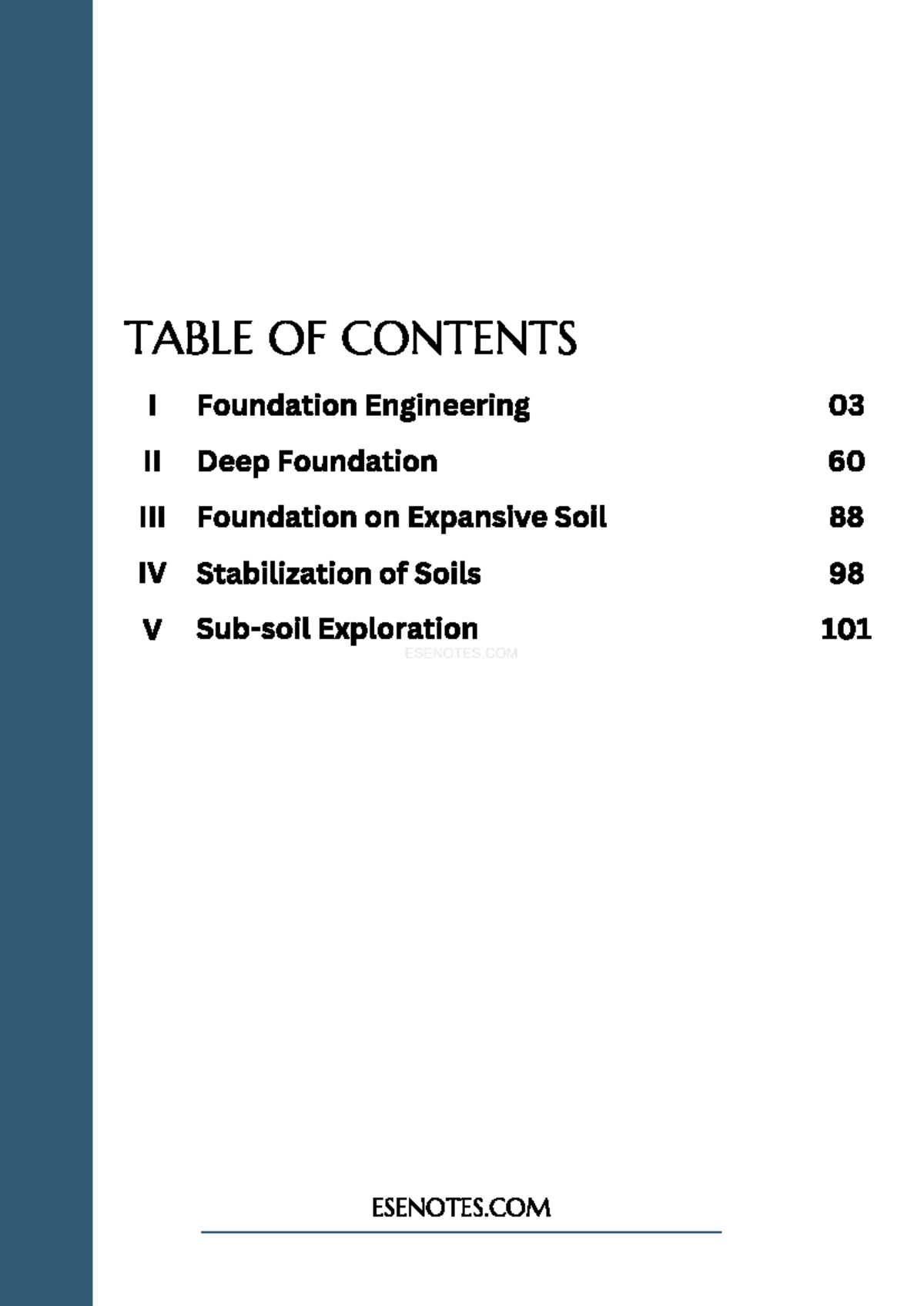 Foundation Engineering Handwritten Notes (Course Code: 1745731883 ...