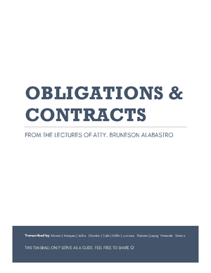 Oblicon- Prelim - PRELIM EXAMS IN OBLIGATION AND CONTRACTS Test I ...