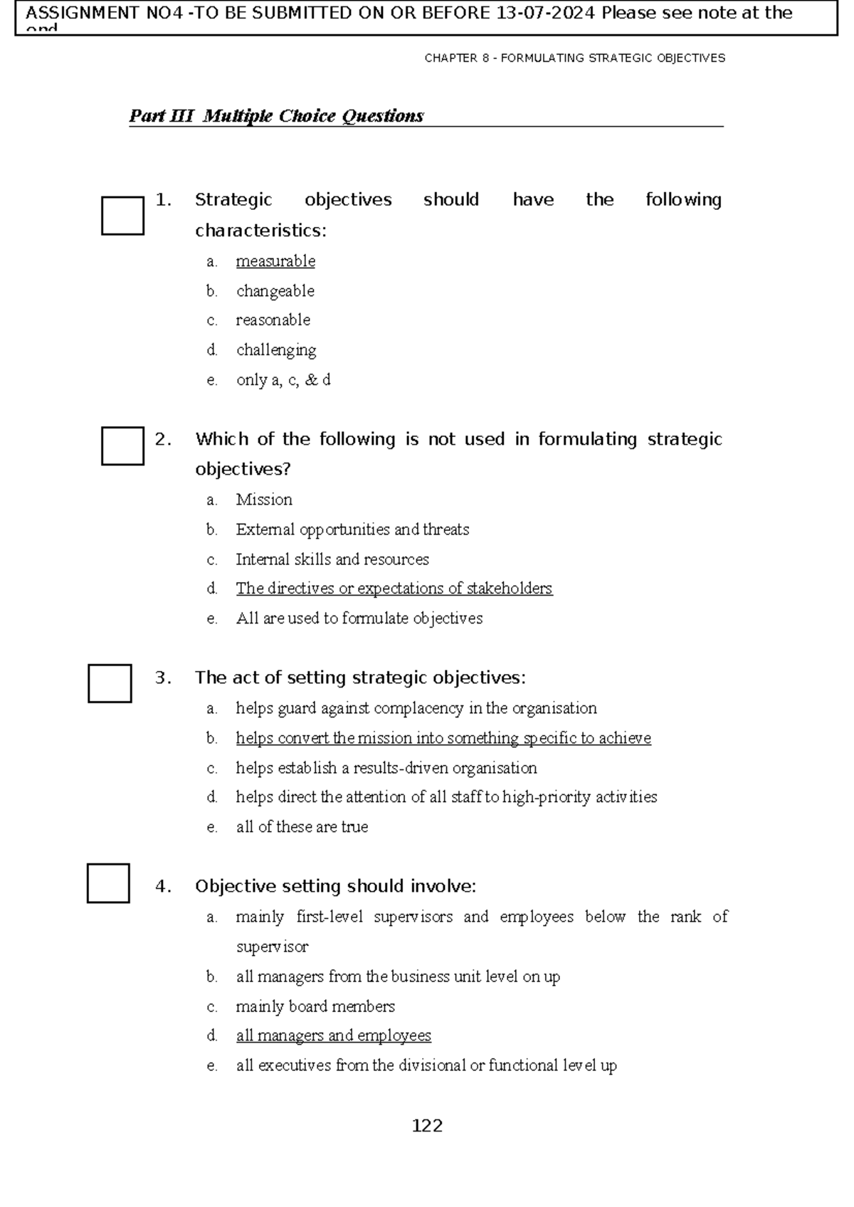 3.Part III Multiple Choice Questions- CH 8- ST OBJ-for the lecture to ...
