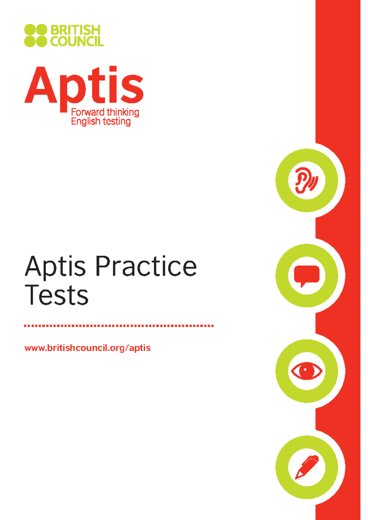 Aptis Practice Test - Comprehensive Guide and Sample Questions - Studocu