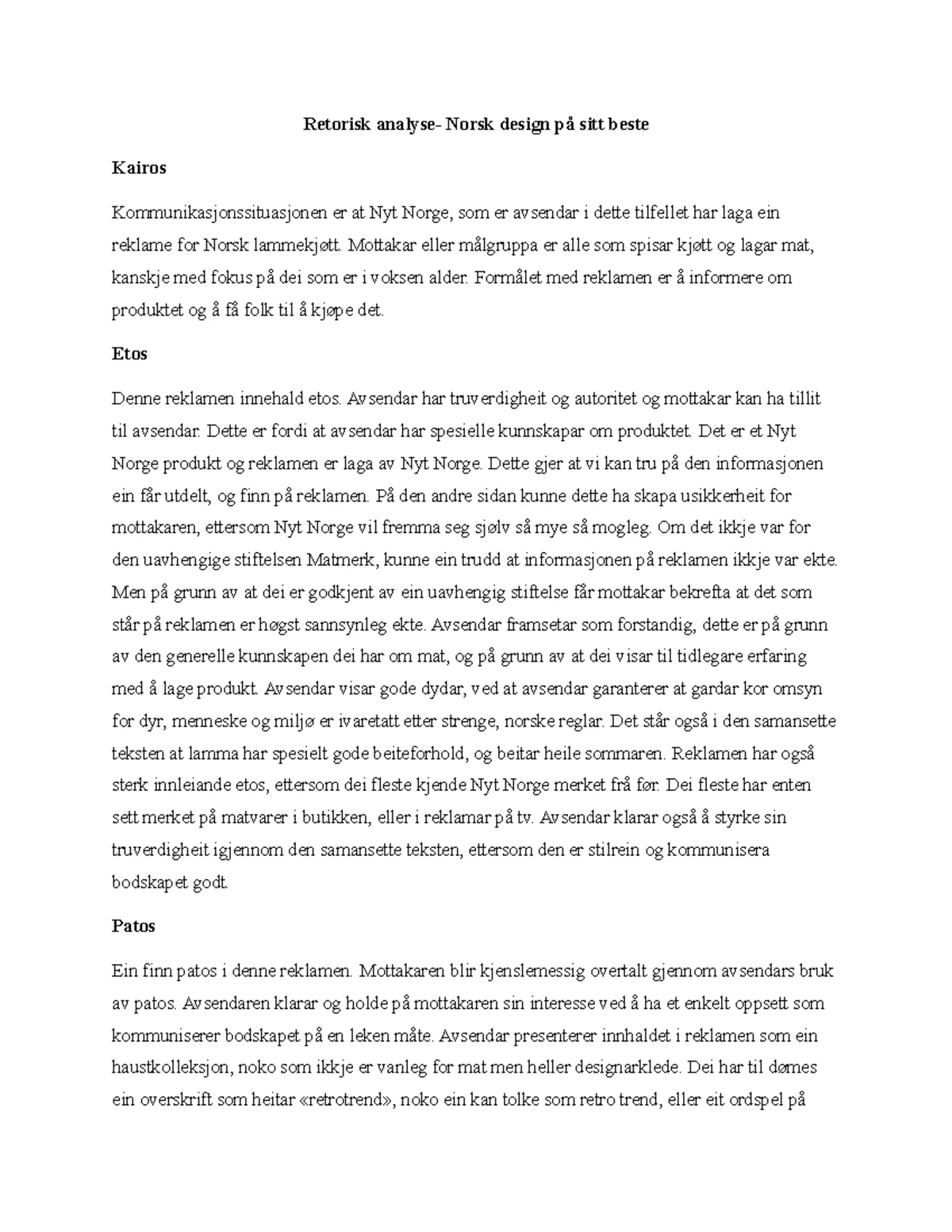 Aktiv dødshjelp - Karakter: 5 - Etikk og Religion, drøftingsoppgave ...