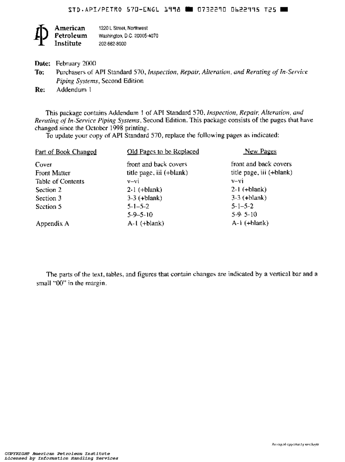 API 570 Piping Inspection Code: Inspection, Repair, and Alteration ...