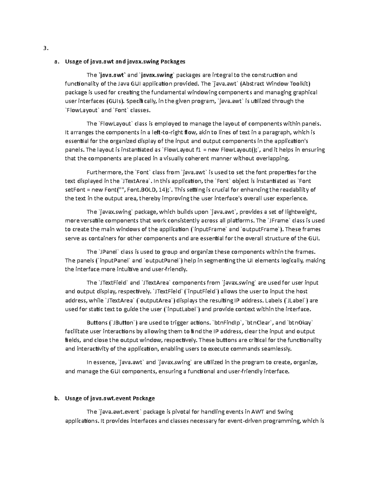 HCI 06 Lab Exercise 1: Exploring Java and GUI Frameworks - Studocu