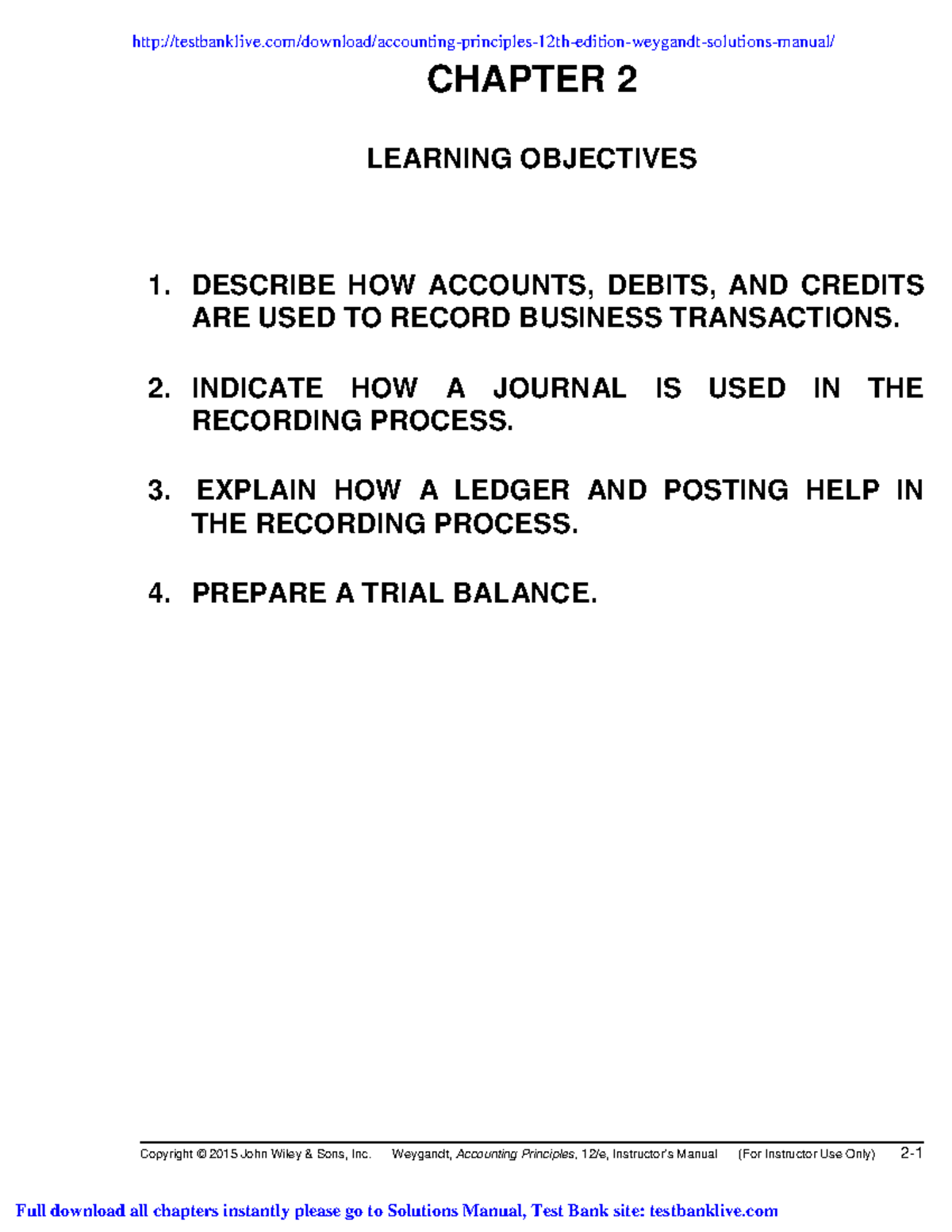 Accounting Principles 12th Edition Weygandt Solutions Manual ...