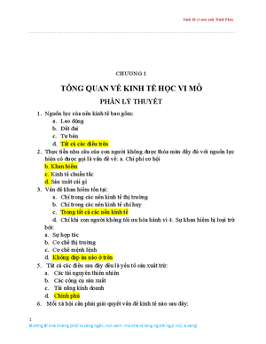 [Solved] Trong mt ngnh cnh tranh hon ho gi th trng l 10 Mt hng ang sn xut - Kinh tế vi mô 1 ...