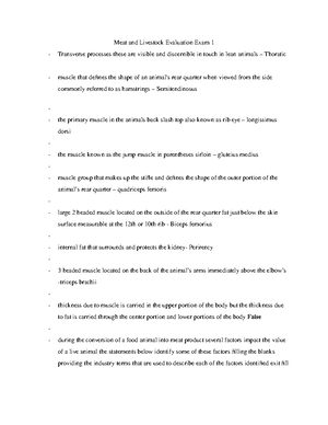 Meat eval lamb practice exam questions - Meat eval cattle lab exam ...