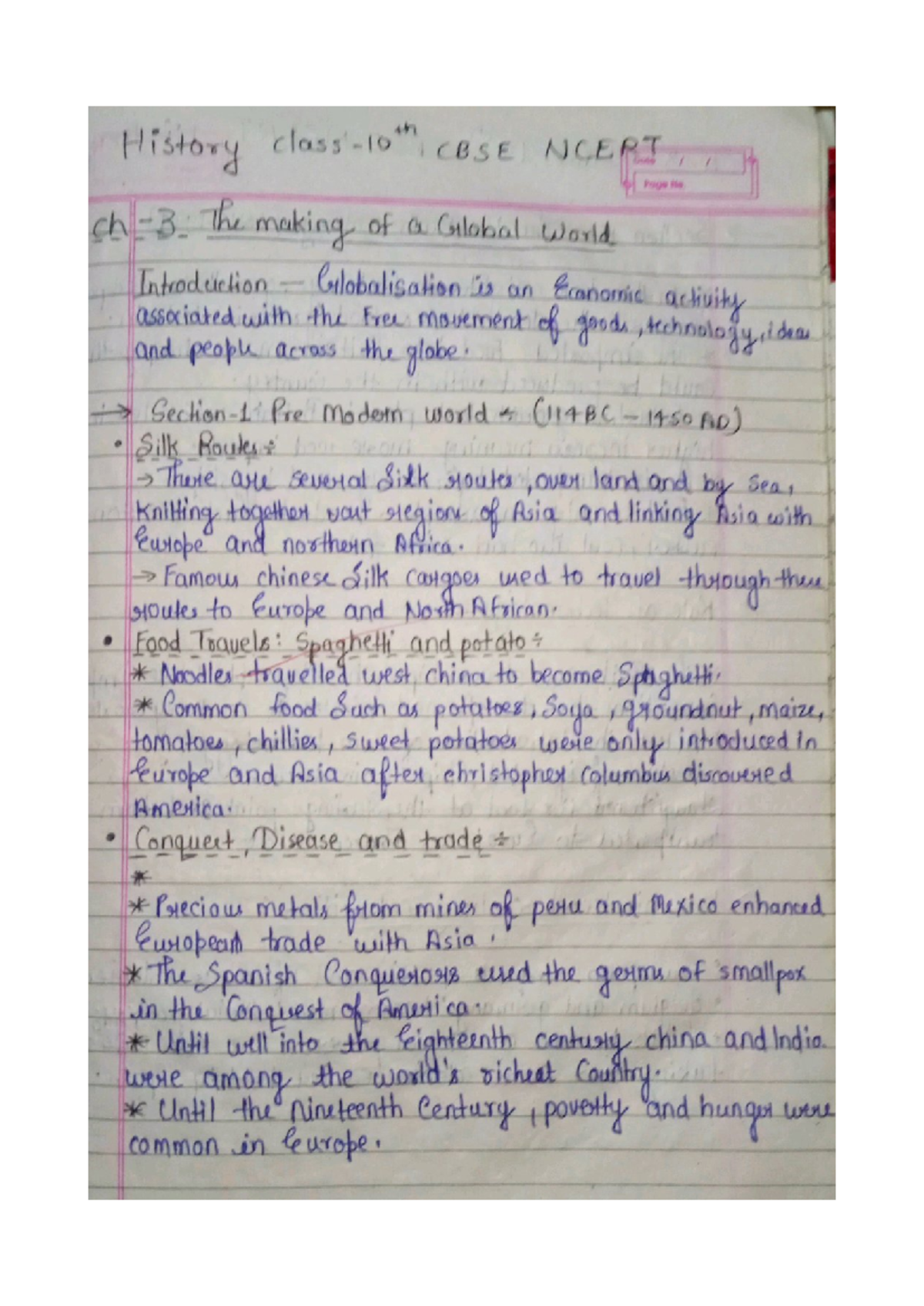 1000051009 - Class 10th CBSE NCERT History Chapter 3: Globalisation ...