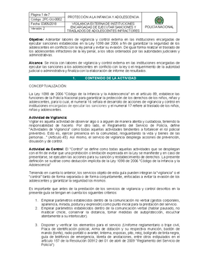 2PC-GU-0001 Acciones DE Vigilancia Y Control EN Materia DE Infancia Y ...