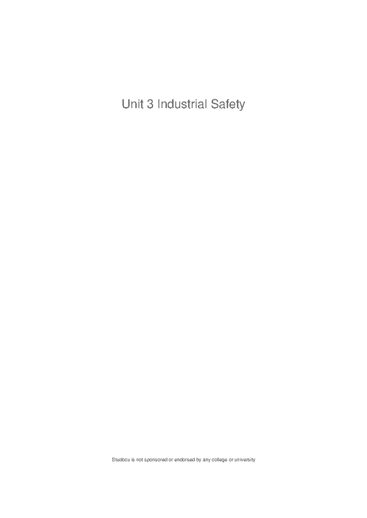 Unit 3: Industrial Safety - Wear and Corrosion Prevention Techniques ...
