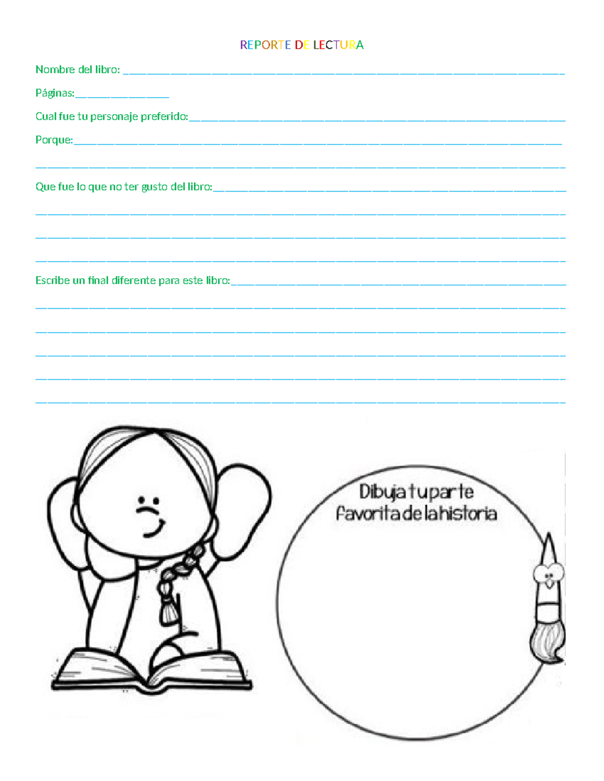 Reporte DE Lectura - plan de clase - REPORTE DE LECTURA Nombre del ...