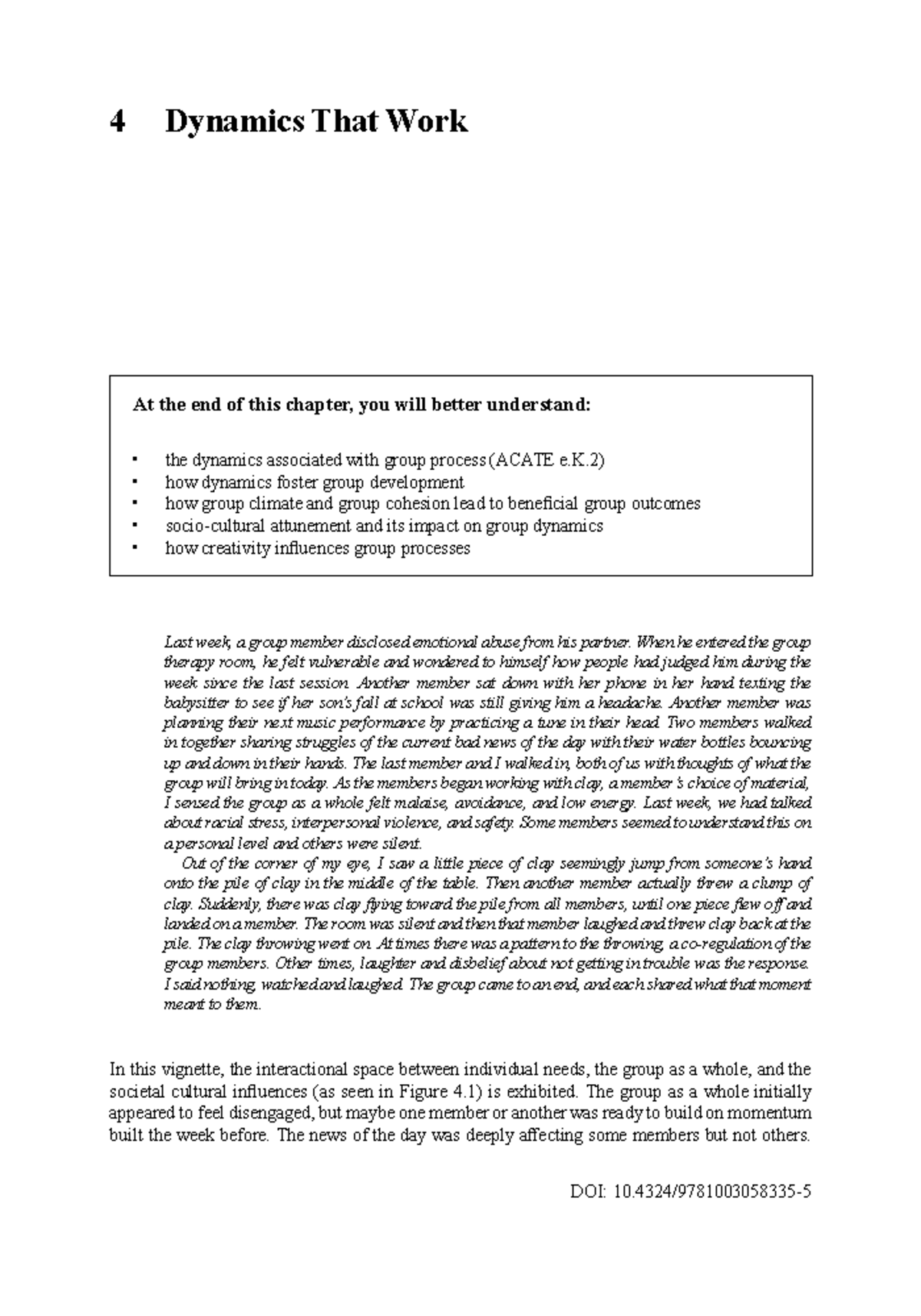Enhancing Group Cohesion through Art: Dynamics in Therapy Groups (ACATE ...