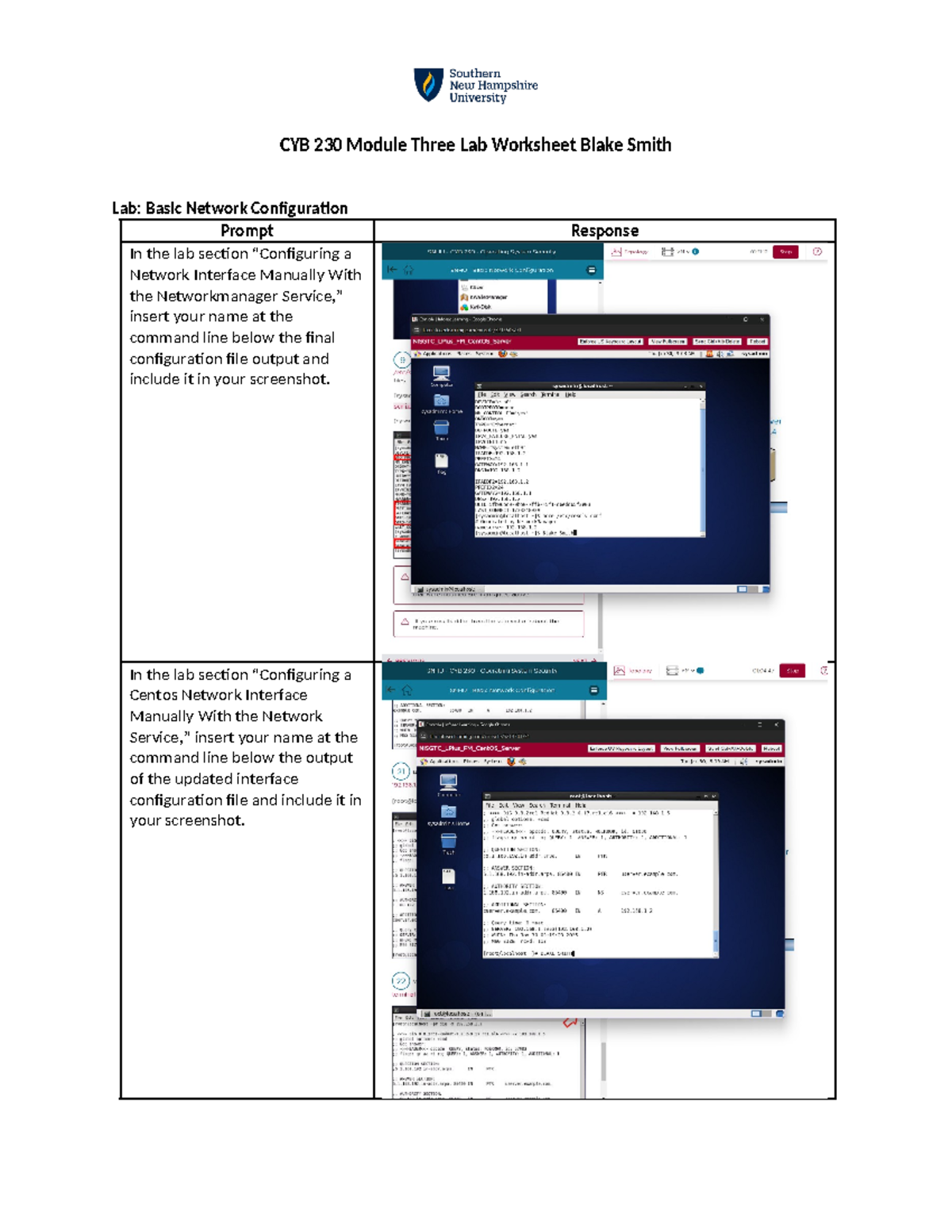 CYB 230 Mod 3-2 Worksheet Blake Smith - CYB 230 Module Three Lab ...