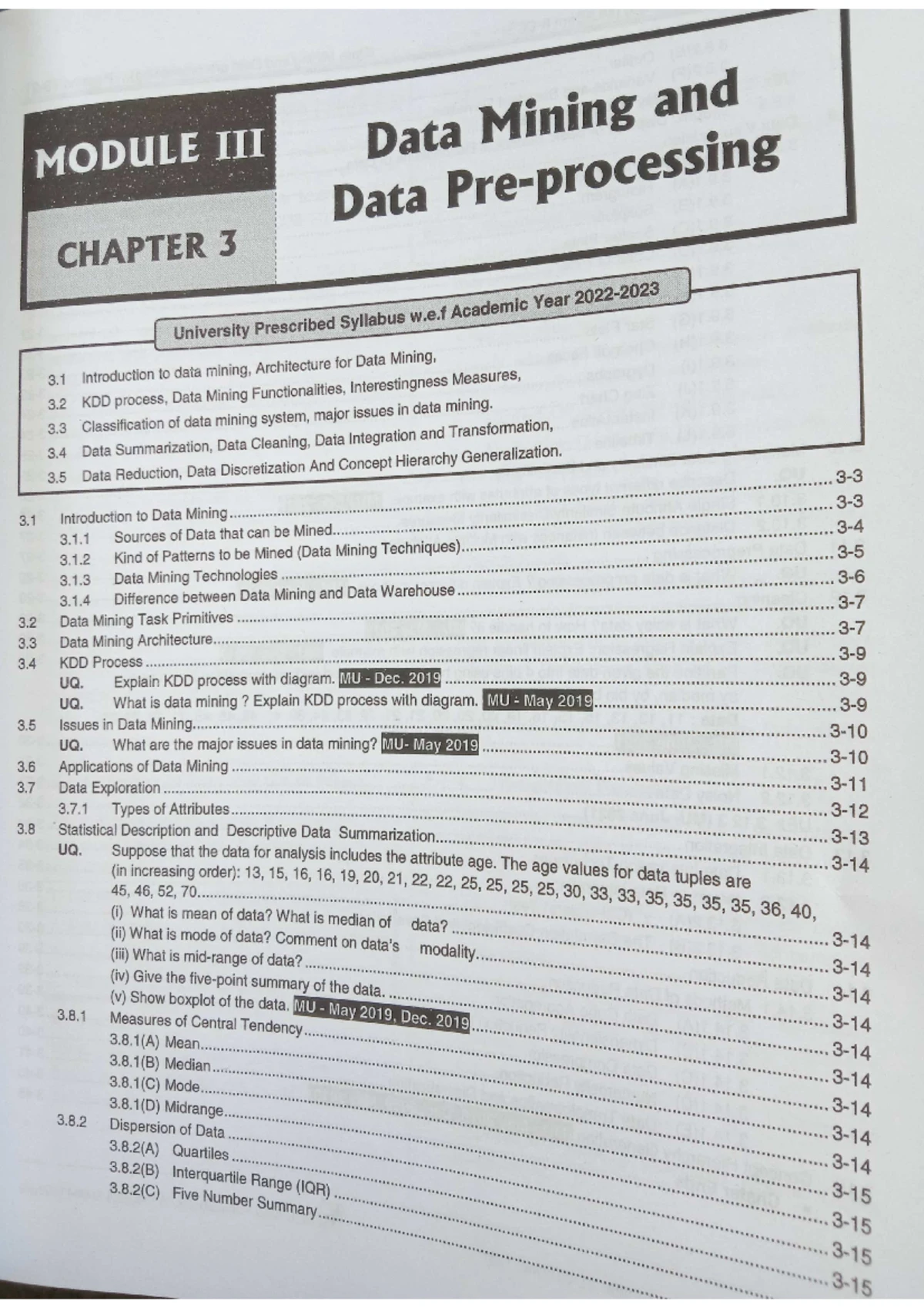 DWM Module 4 - Study Guide and Key Concepts - Studocu