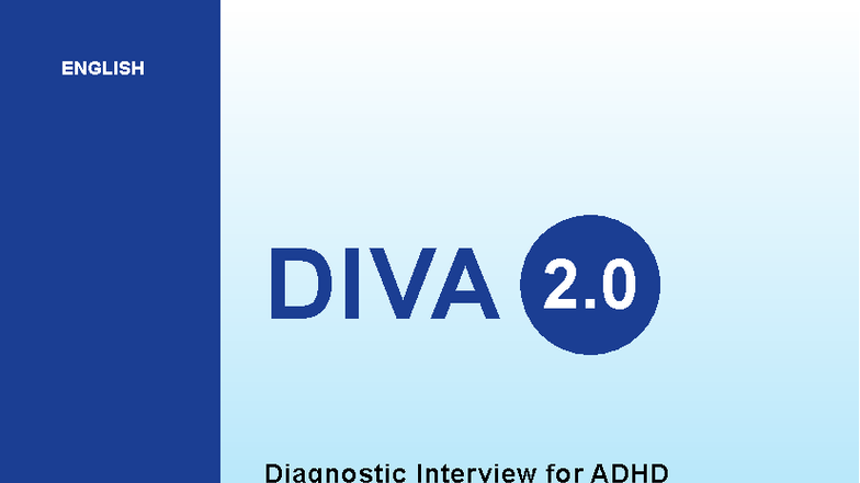 DIVA 2.0 Diagnostic Interview for ADHD in Adults: Comprehensive Guide ...