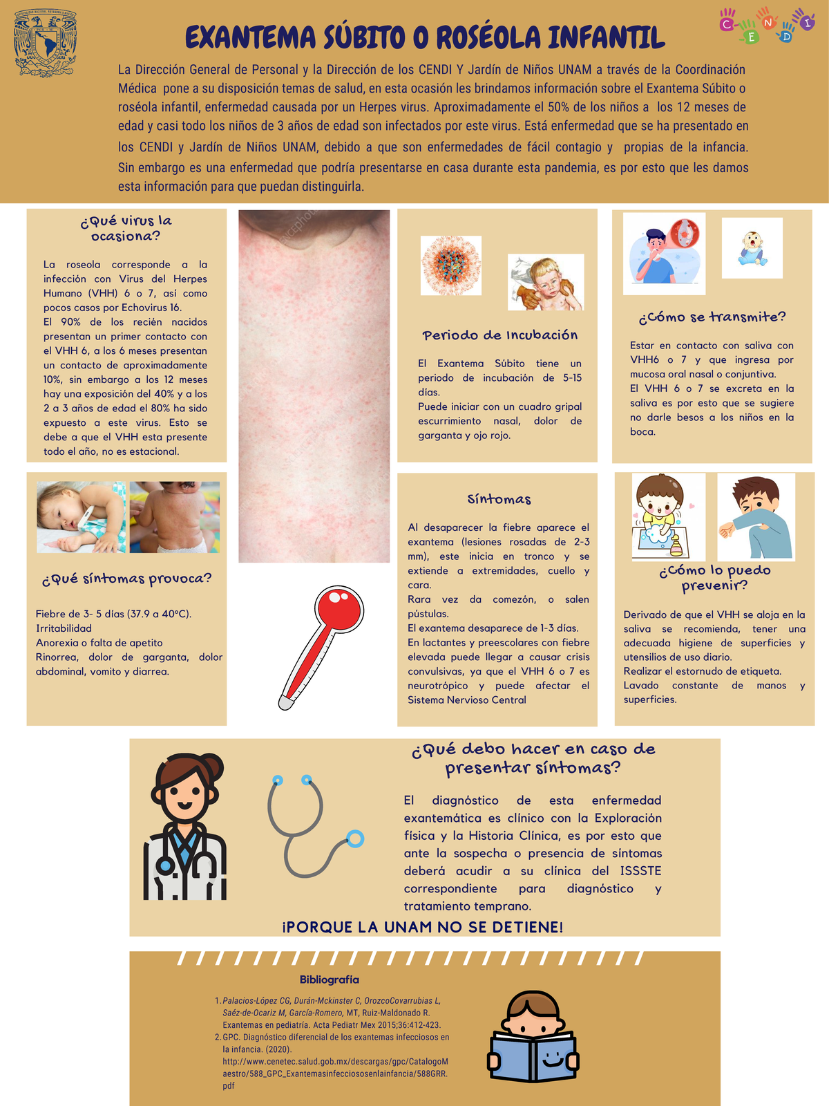 Exantema Súbito (Roséola Infantil) - Información Médica UNAM - Studocu