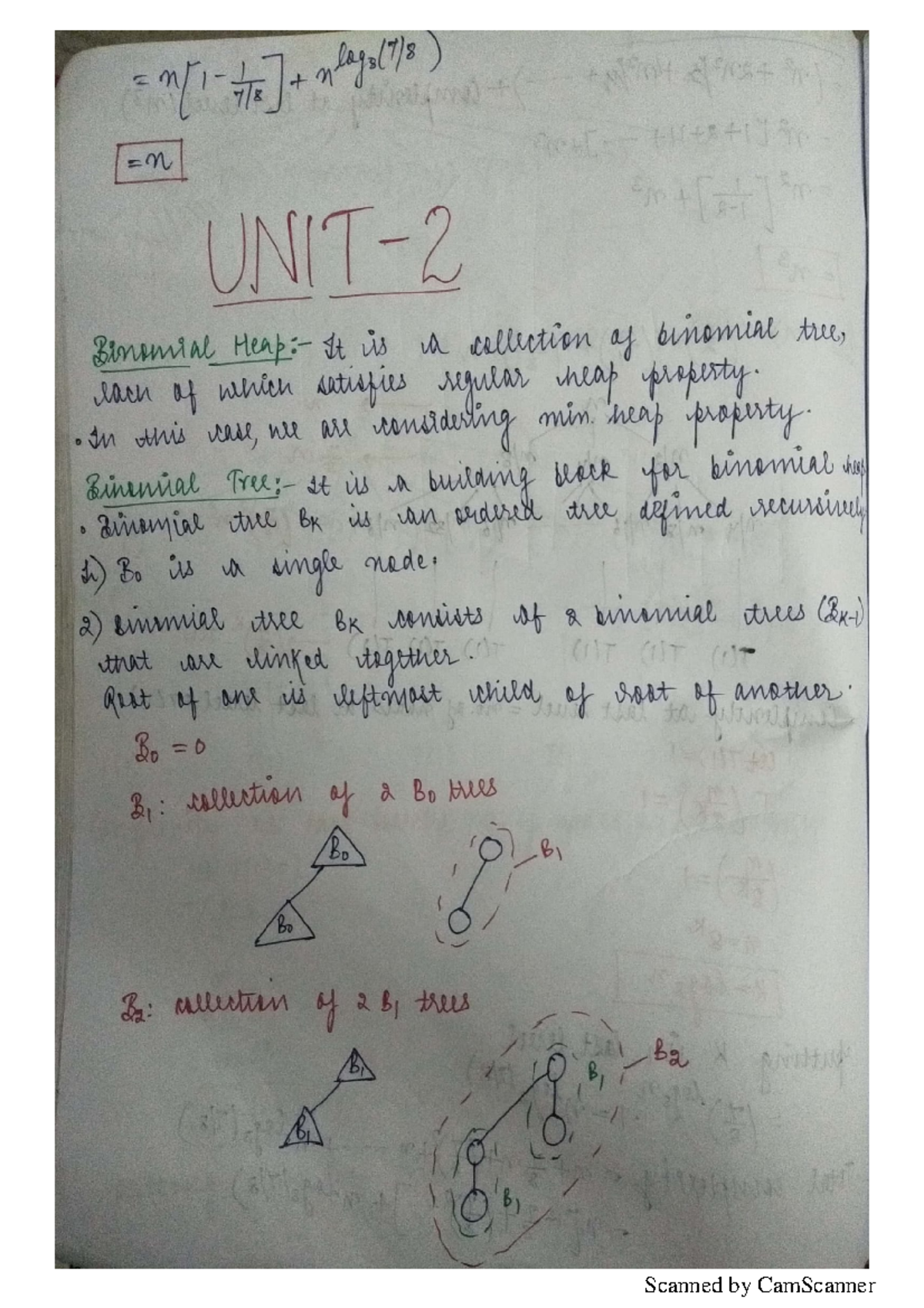 Binomial Heaps: Properties, Operations, and Applications (CS 101) - Studocu