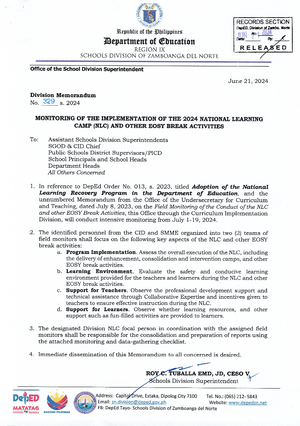 EPP 5, 4TH Periodical TEST - ICT - TABLE OF SPECIFICATIONS ICT and ...
