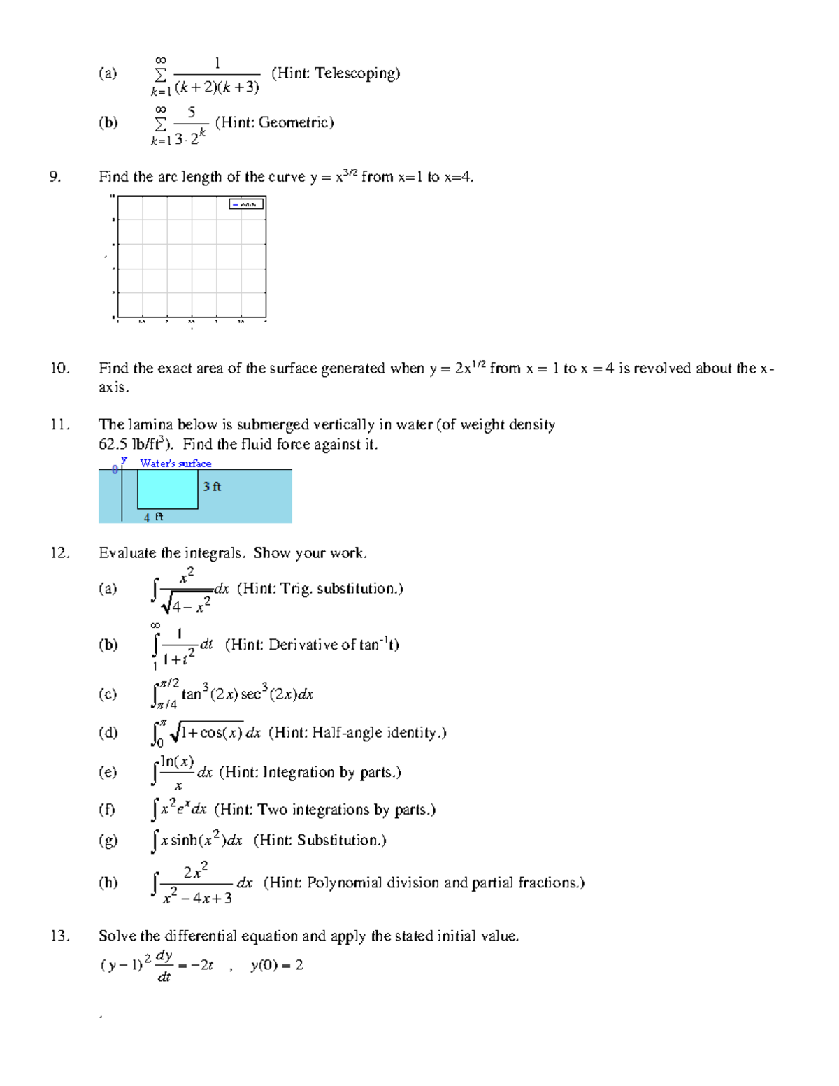 Calc 2 Final Exam Practice - Stanford University - Studocu